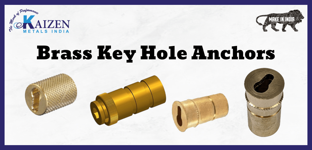 Brass Key Hole Anchors - www.kaizenmetals.com