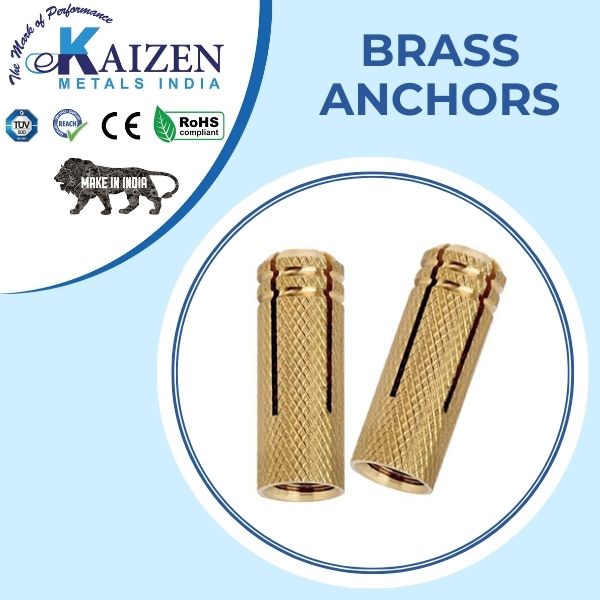 Brass Anchors | Brass Metal Products | Kaizen Metals India