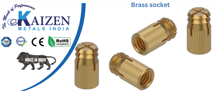 Brass socket - www.kaizenmetals.com